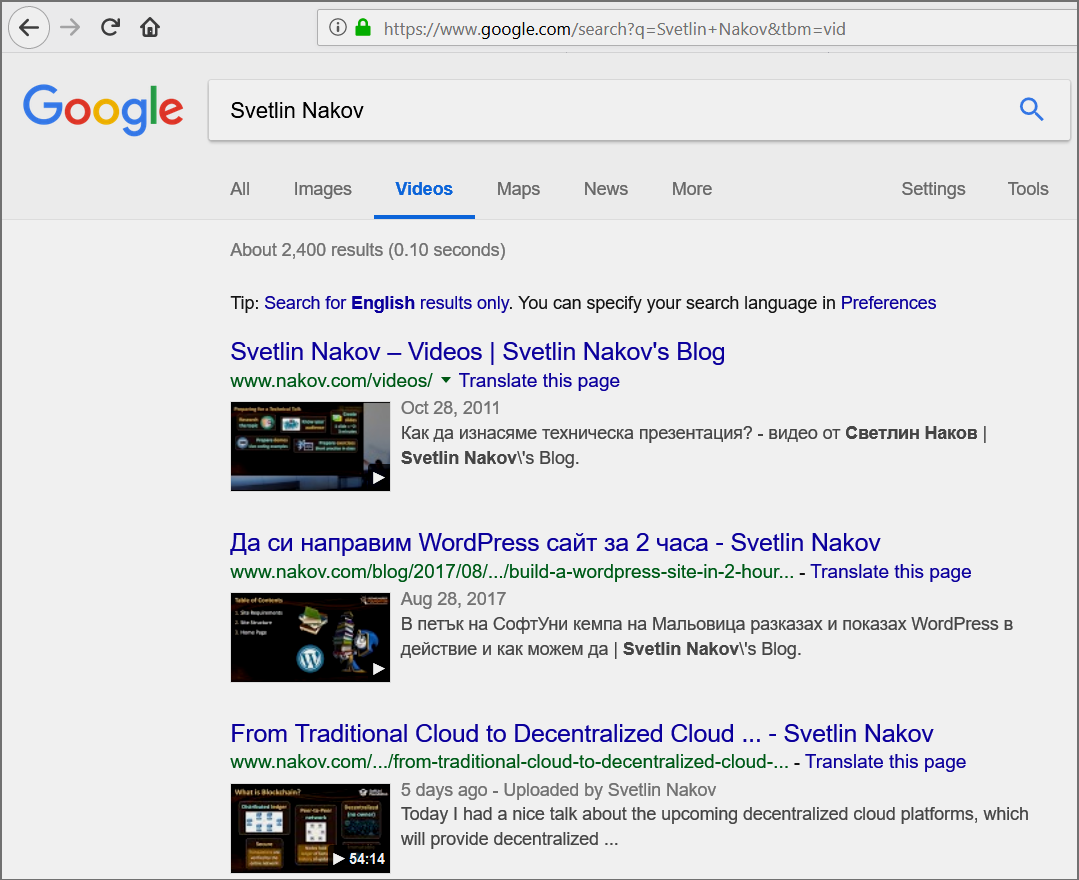 Svetlin Nakov - Svetlin Nakov – Official Web Site and Blog » Svetlin ...